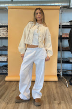 Ruby Cream Cable Knit Cardigan – Rebelflow